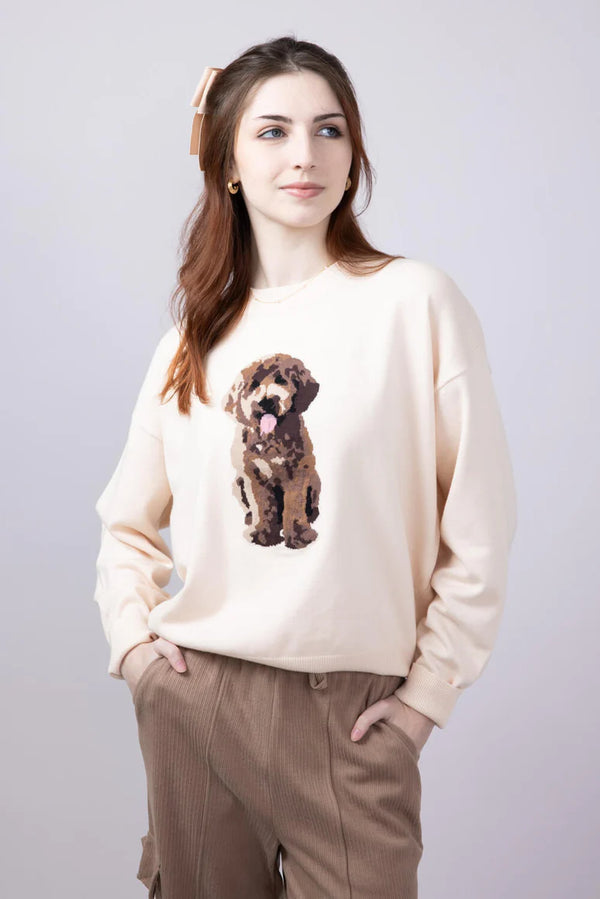 The Patsy Puppy Sweater - Crush Clothing